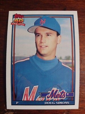 1991 Topps 109t Doug Simons Glow Back | eBay Australia