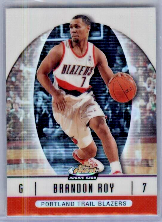 2006-07 Topps Finest Brandon Roy Rookie Refractor #89 PORTLAND ...
