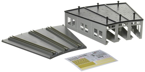 KATO N-Gauge Turntable Roundhouse 23-240 modeled concrete 3 Tracks ...