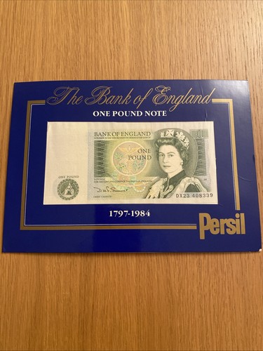 PERSIL BANK OF ENGLAND ONE POUND NOTE - 1797-1984 DX23 408339 | eBay UK