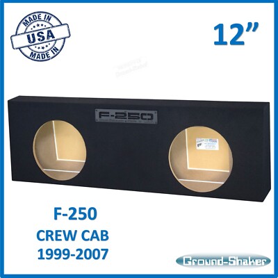 12" Dual Sealed 1999 - 2007 Ford F250 Sub Box Subwoofer Enclosure ...