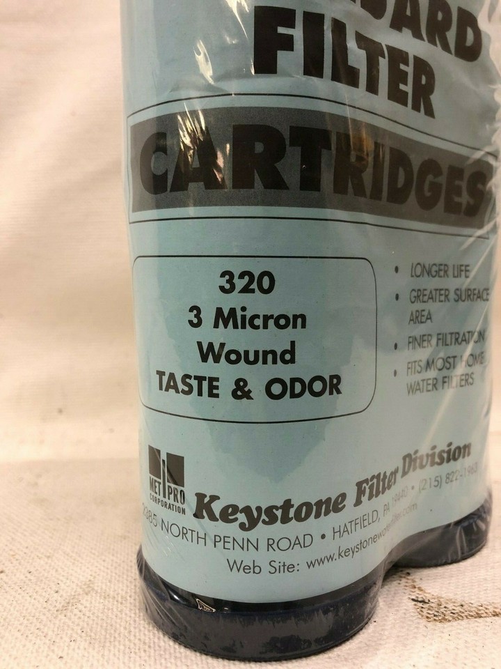 Keystone Filter 320, 30 Micron Wound Taste and Odor Cartridges | eBay