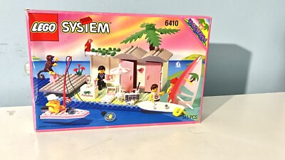 LEGO 6410 Cabana Beach Vintage Paradisa 1994 Rare OPEN BOX 42884064105 ...