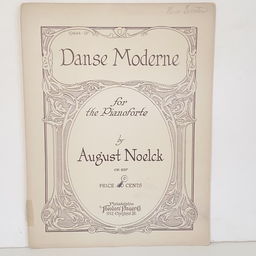 Antique 1924 Danse Moderne Piano Sheet Music by August Noelck | eBay