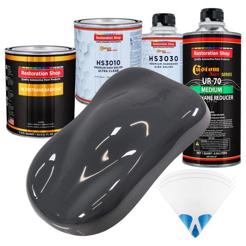 Machinery Gray Premium Quart URETHANE BASECOAT CLEARCOAT Car Auto Body ...