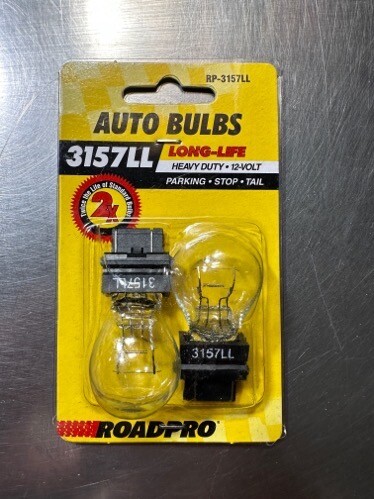 RoadPro 3157LL Auto Bulbs Long-Life Heavy Duty 12-Volt Parking Stop ...