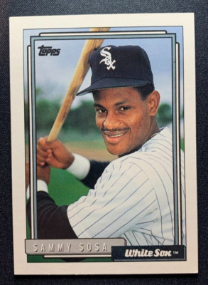 1992 Topps #94 Sammy Sosa White Sox | eBay