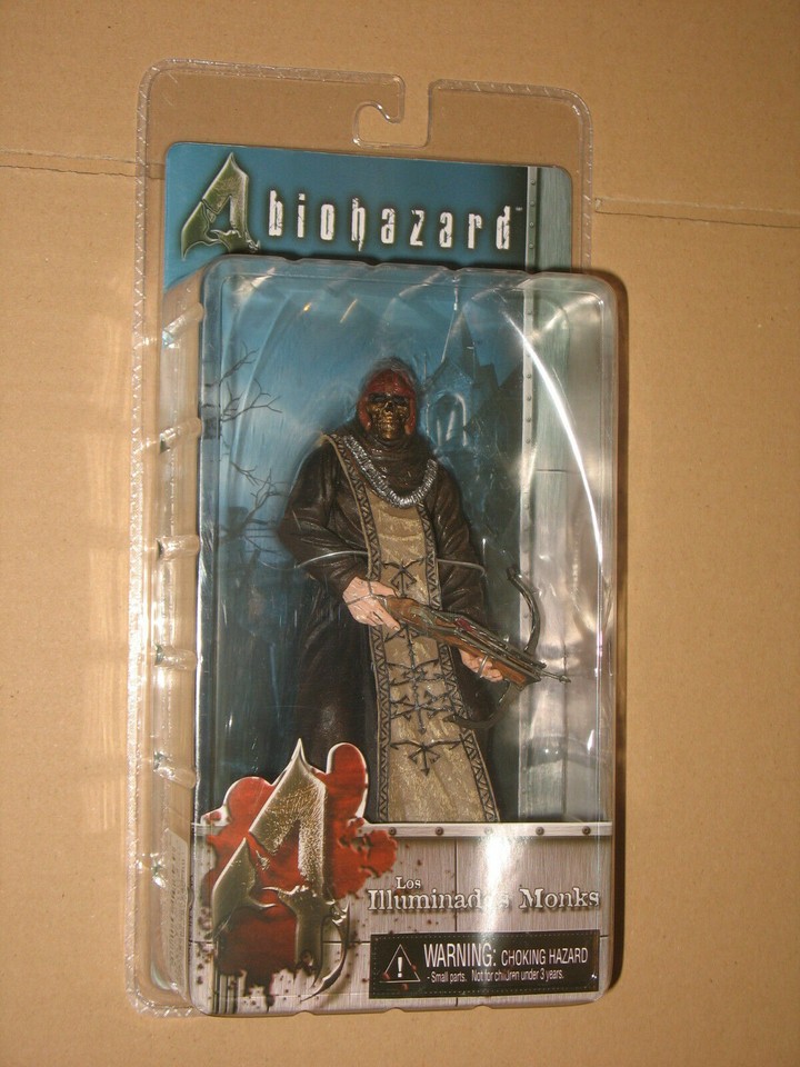 Resident evil Biohazard 4 Monk Skull Head Figure RARE (Japanese Version ...