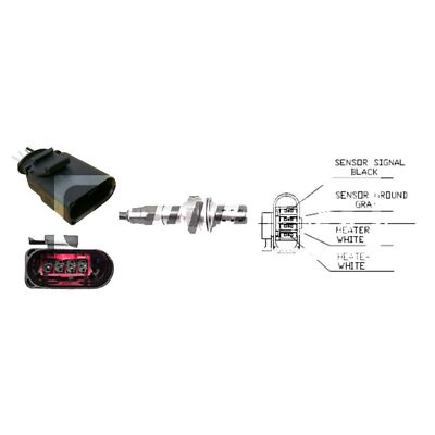 Lambda Sensor For VW Golf Plus MK6 1.2 TSi Lemark Oxygen 03F906262C ...