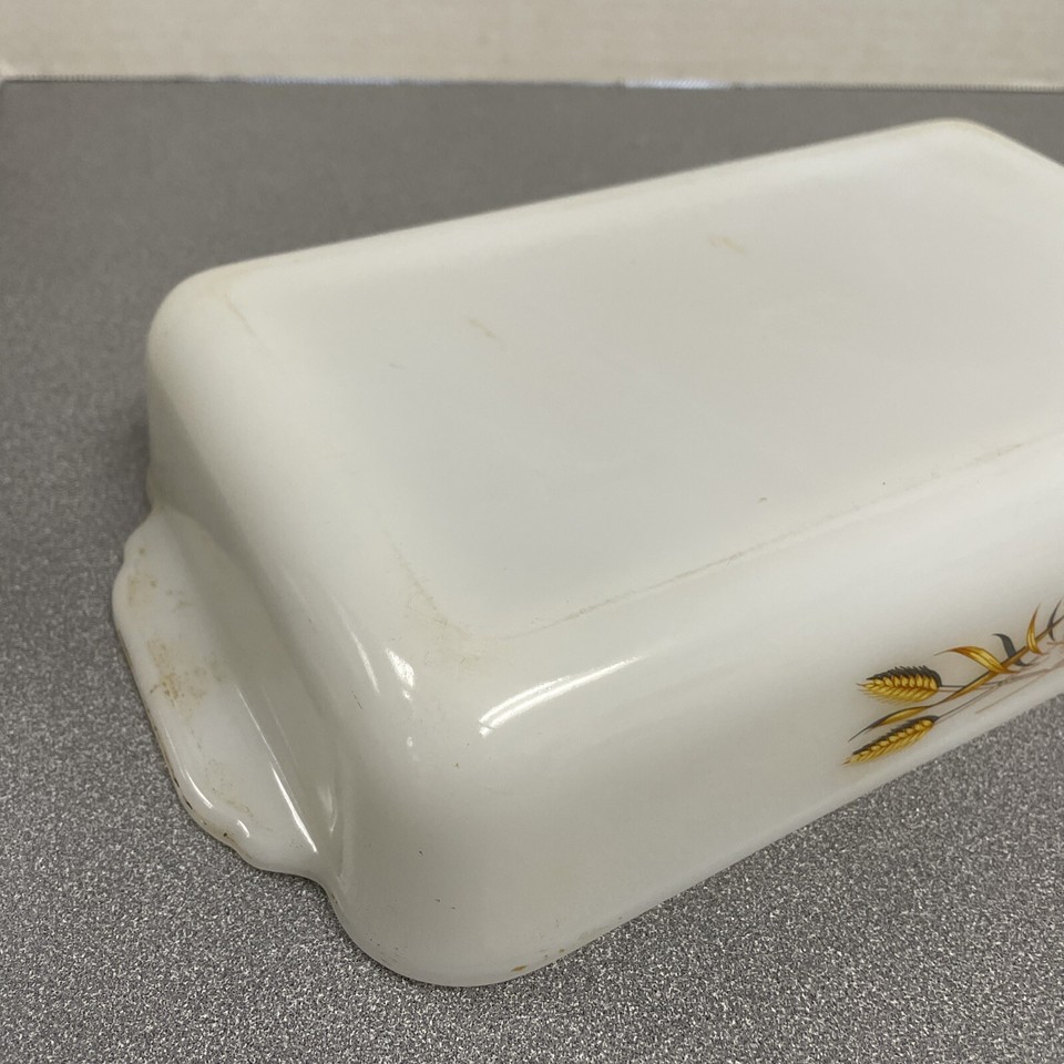Vintage Anchor Hocking Fire-King Wheat Pattern Baking Dish - 1.5 Quart ...