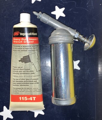 Ingersoll-Rand R000A2-228 Grease Gun AND 115-4T Heavy Duty Impact ...