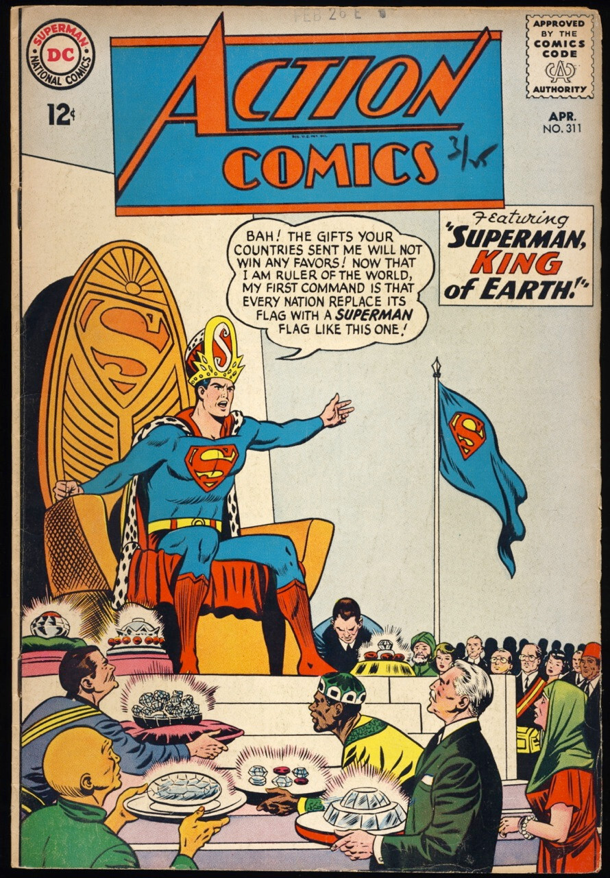 ACTION COMICS #311 1964 FN- SUPERMAN Superman King Of Earth RED ...