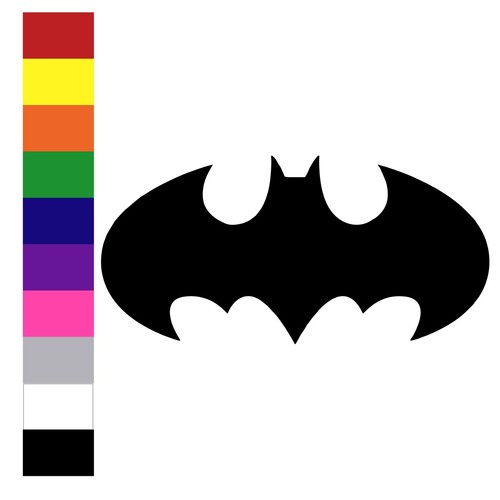 Batman Logo Vinyl Bumper Sticker Car Decal - Color & Size | eBay
