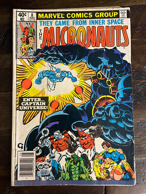 The Micronauts #8 Marvel Comics 1979 VG/FN 1st Appearance Captain ...