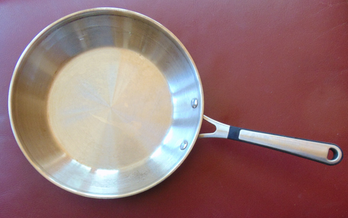 CALPHALON 10" Pan # 1390 Stainless Steel Skillet Saute Pan Fry Pan 25 ...