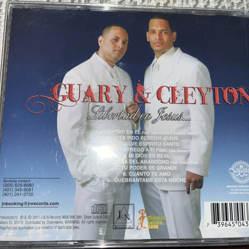 Guary And Cleyton Libertad En Jesus CD | eBay