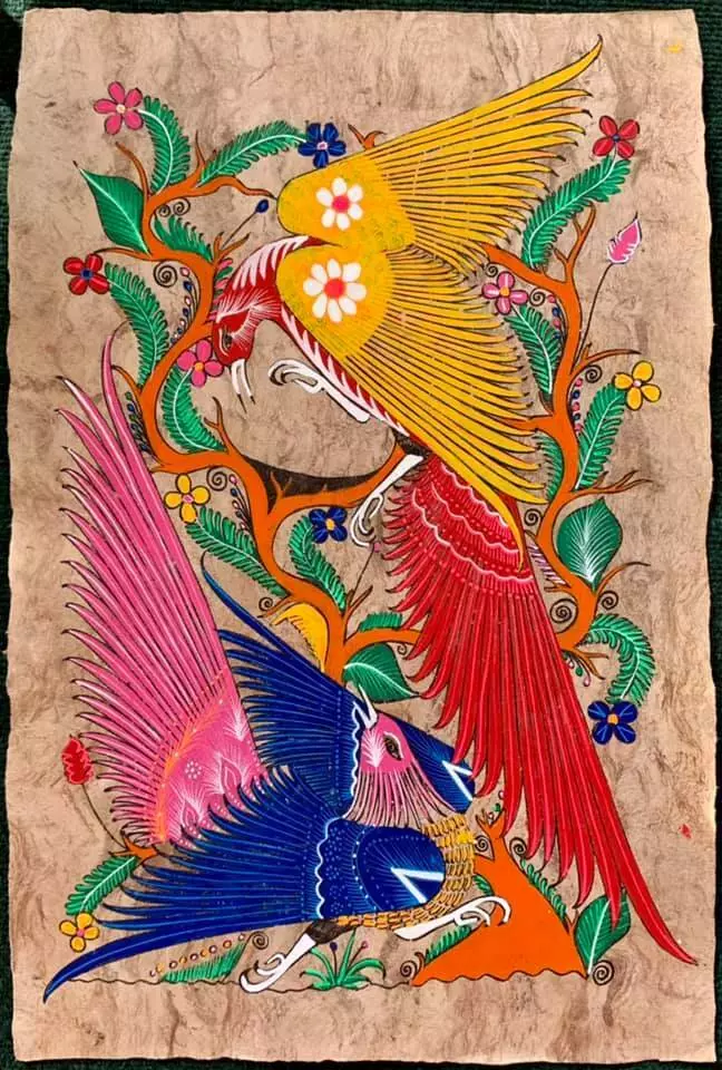 Traditional Mexican Art Bird