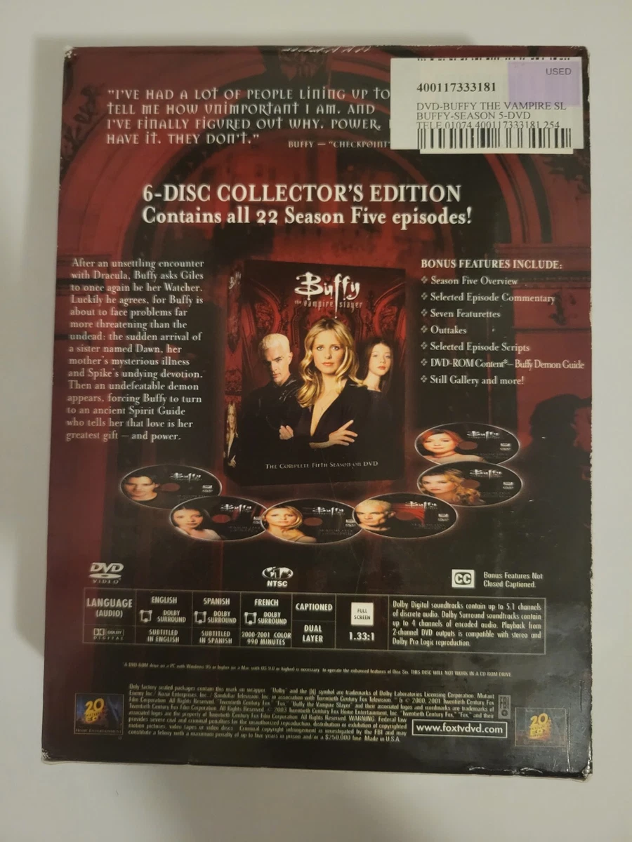 Buffy Season 5 Episode Guide