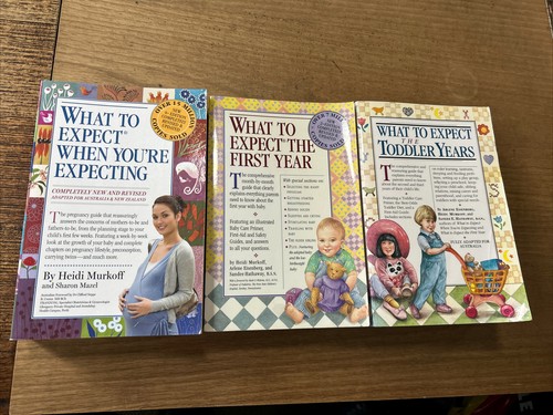 3 x What To Expect Pregnancy and Baby Books, from 1-3 Years (Paperbacks ...