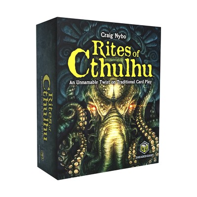 3 Headed G Board Game Rites of Cthulhu - An Unnamable Twist on Tr Box ...