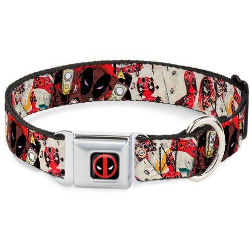 MARVEL DEADPOOL Dog Collar DPA-Deadpool Logo Black/Red/White Deadpo (US ...