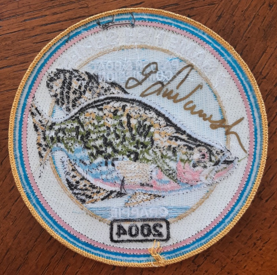PENNSYLVANIA GAME FISH SERIES 6" 2004 CRAPPIE PATCH BACK SIGNED | eBay