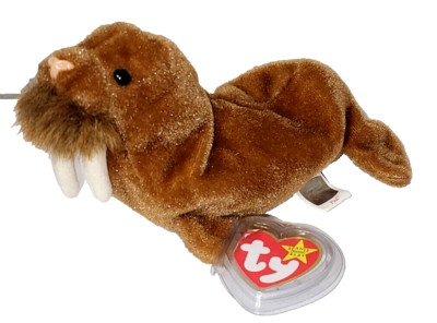 Ty Beanie Baby PAUL the Brown Walrus (7 Inch) NEW MWMTs Stuffed Animal ...