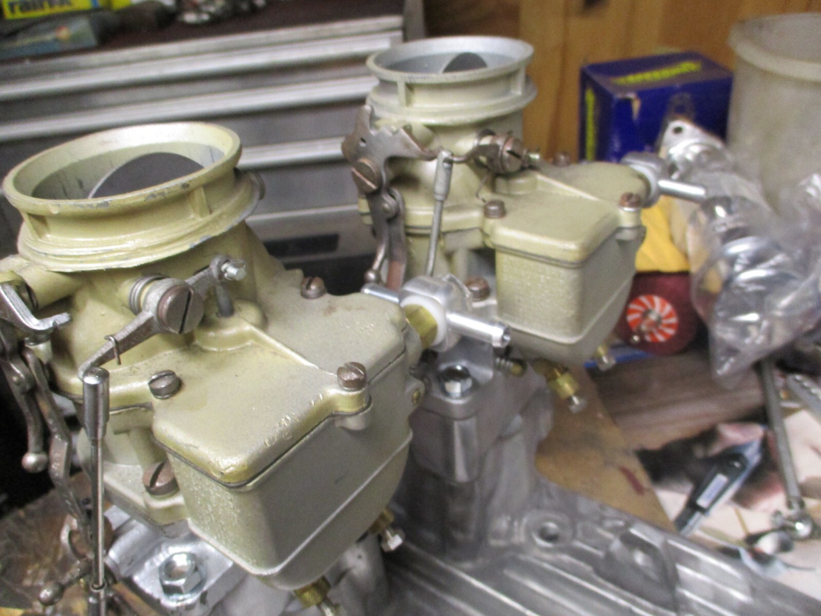 1932-1948 Ford Flathead V8 4x2 Intake Manifold | Stromberg 81 Carbs ...