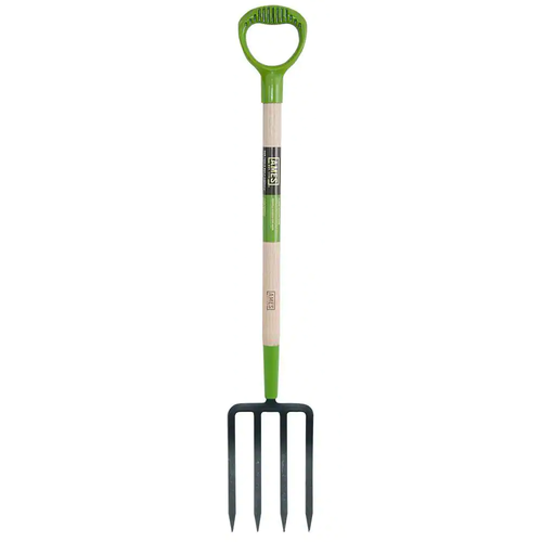 Gardening Pitch Fork, Lawn and Garden Spading Hand Tool, 26 in. 4-Tine ...