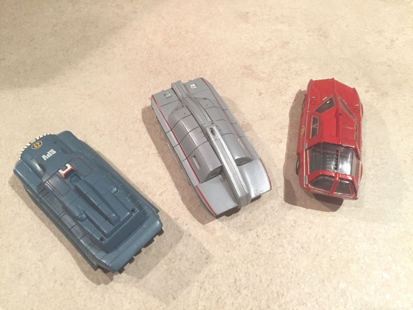 Captain Scarlet set 3 mezzi auto Spectrum Car SPV e MSV Carlton vintage ...