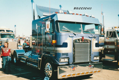 ANTIQUE SEMI TRACTOR/KENWORTH CAB OVER/MID 80"s/4"x6" Color Photo ...