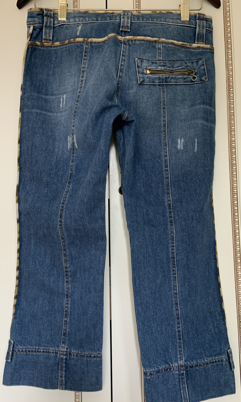 Roberto Cavalli Jeans Capri, 28 Italian - Gem