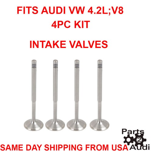 Engine Intake Valve Kit 4pc Valves Set For Audi VW 4.2L V8 Audi A6 ...