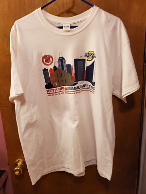 Authentic 100th NFHS Summer Meeting 2019 Indianapolis IHSAA XL T Shirt ...
