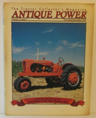 ANTIQUE POWER Magazine, November/December 1998, [Antique Tractors] | eBay