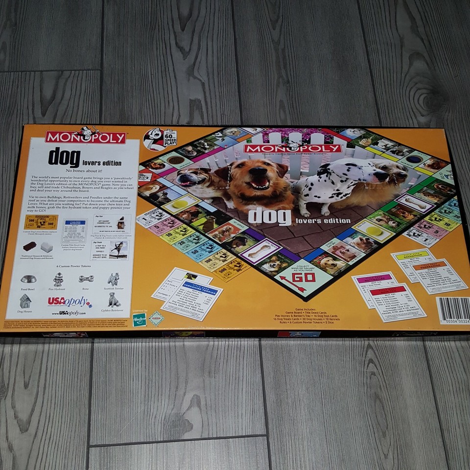 Monopoly Dog Lovers Edition Complete | eBay
