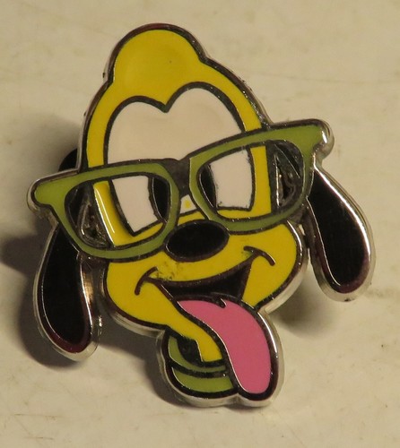 Disney Parks Trading Pin Nerds Rock! Head Collection Pluto w/ Taped ...
