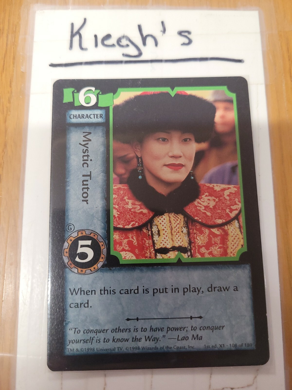 Xena TCG - Mystic Tutor *1st Edition - 108 Of 180* Played | eBay