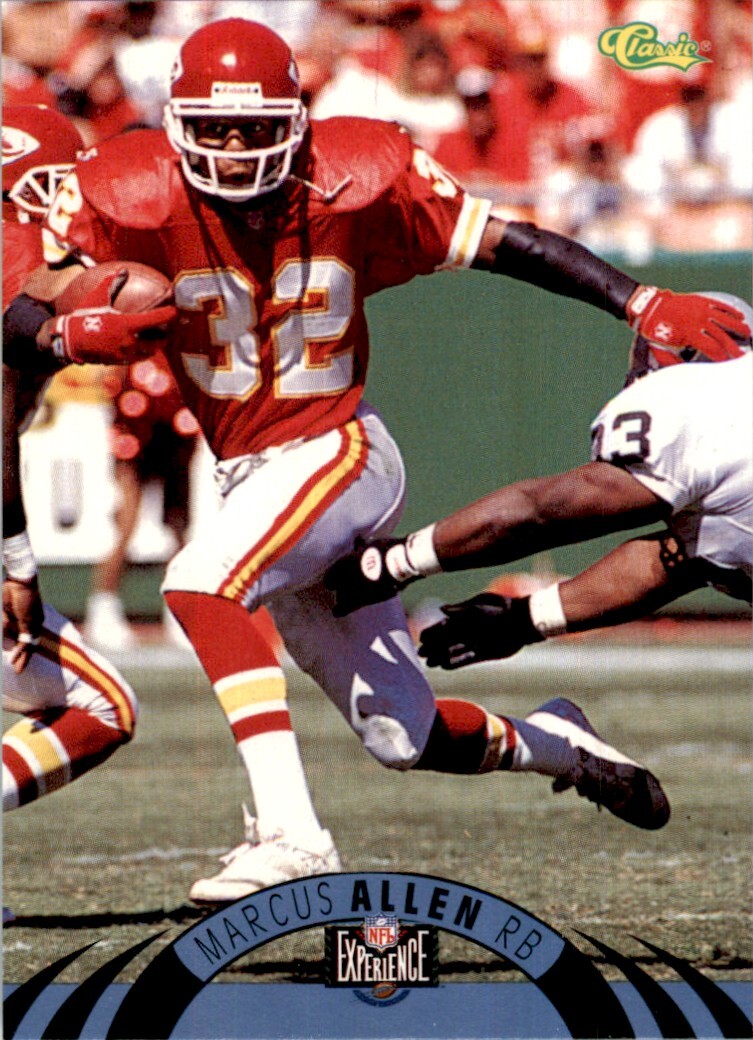 1996 Classic NFL Experience Marcus Allen Kansas City Chiefs #49 NFL ...