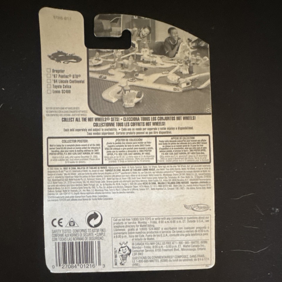 Hot Wheels Toyota Celica 1:64 Diecast Car Highway 35 1968-2003 Red ...