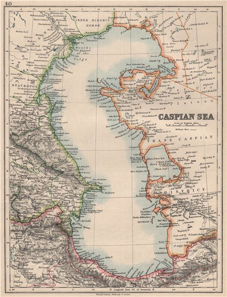 Caspian Sea Map