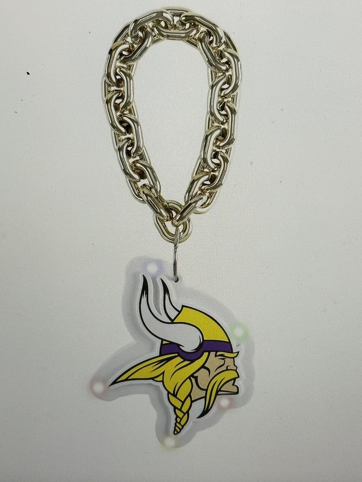 NFL Big Logo Light Up Chain Ornament - You Choose Team | eBay