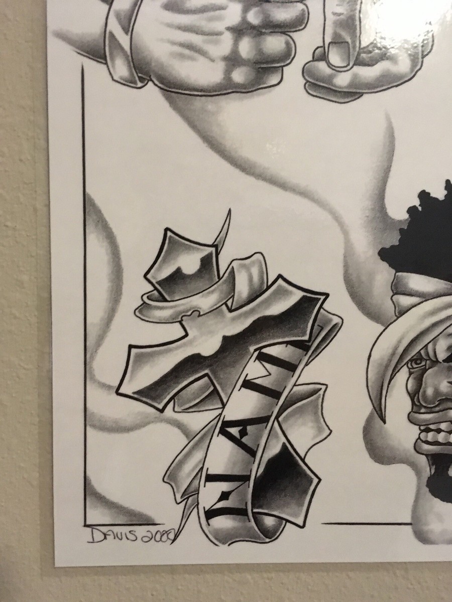 Gangster Tattoo Flash