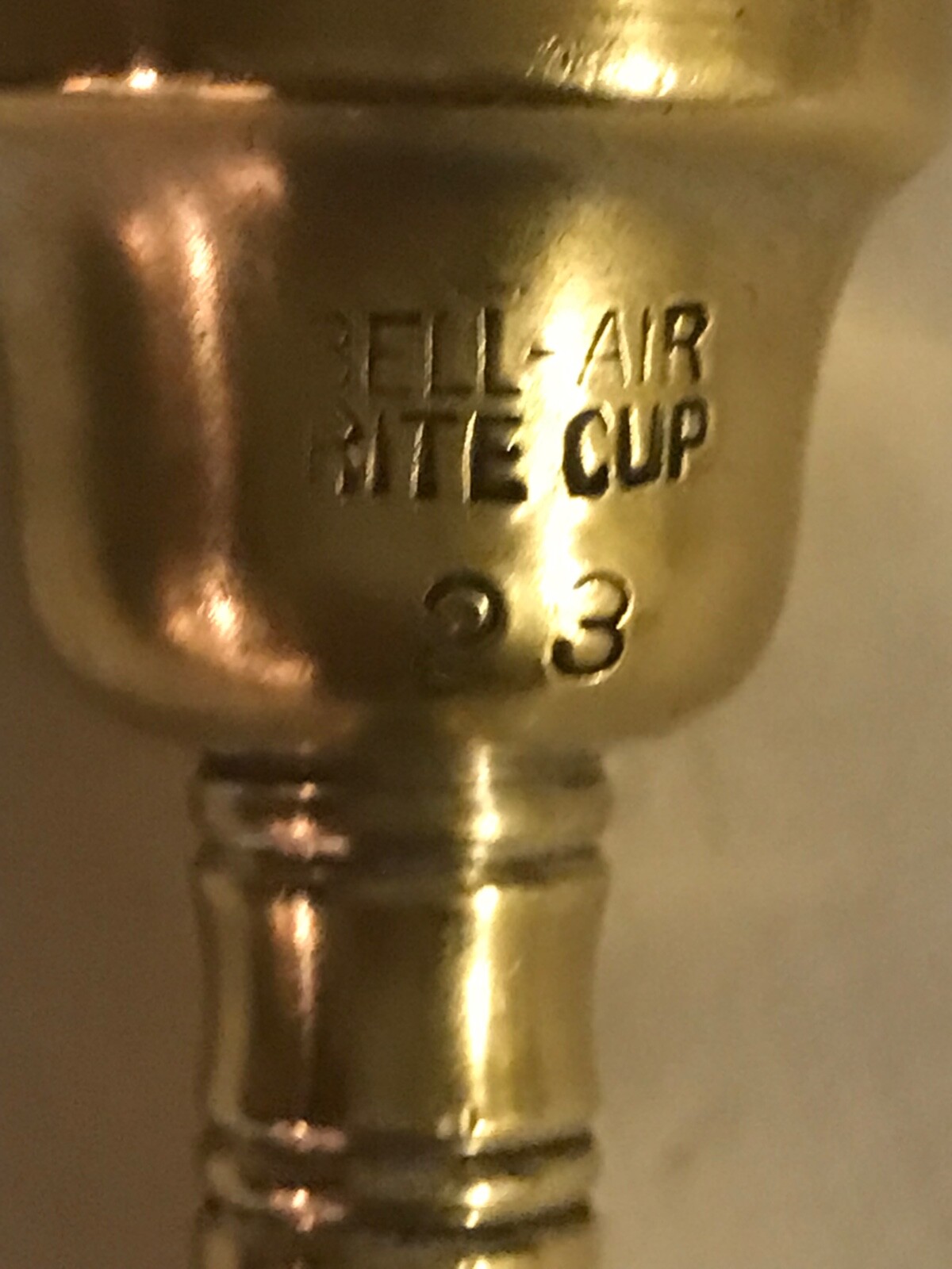Bellaire, Bell-Air Rite Cup Cornet Mouthpiece #23 wide rim | eBay