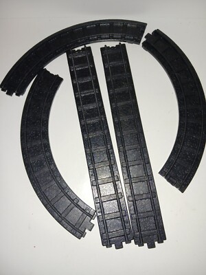Black Plastic Connecting Train Railroad Set / Lot | eBay