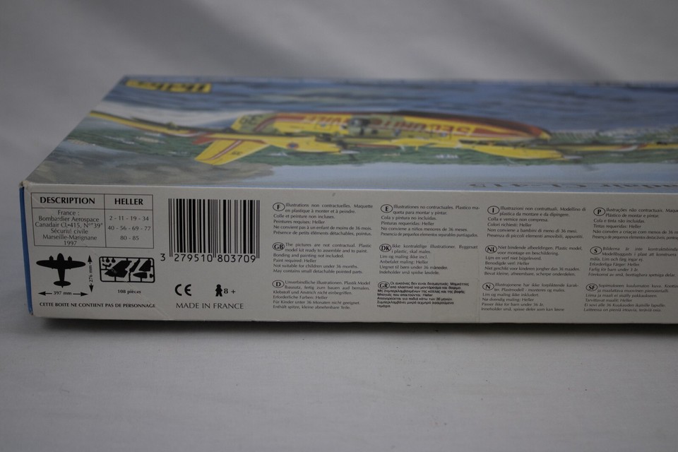 Heller 1/72 Canadair CL-415 Securité Civile – Fire Bomber Model Kit ...
