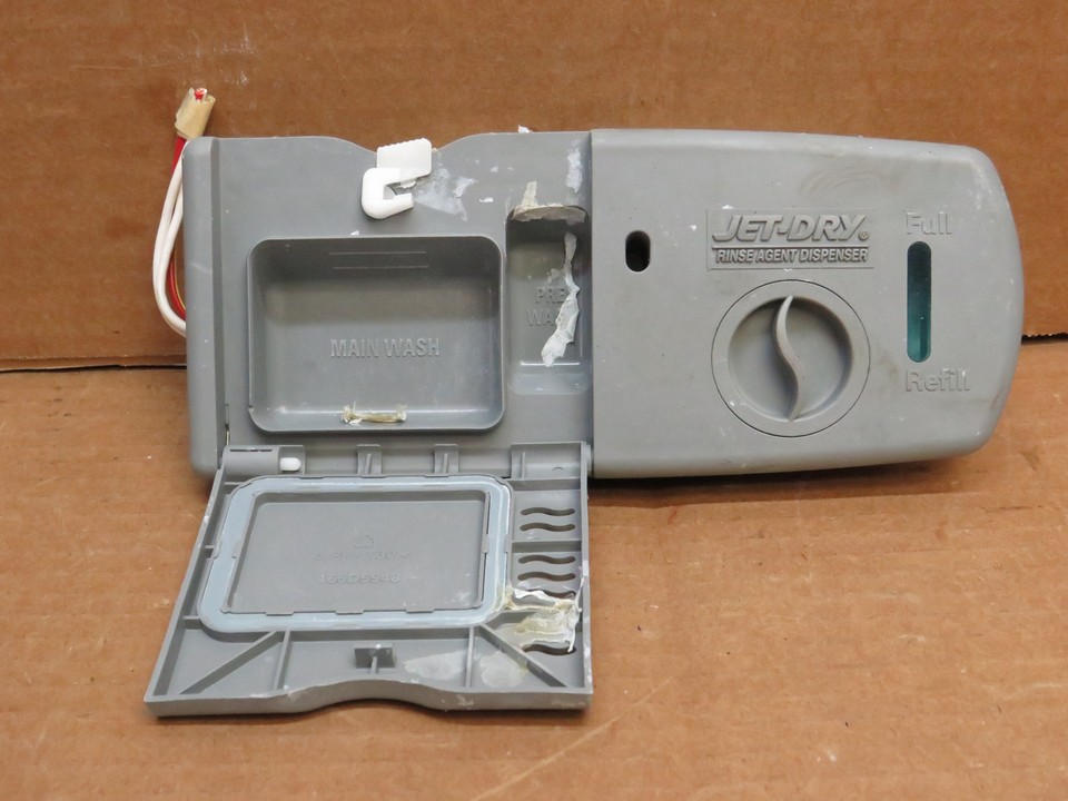 GE Dishwasher Detergent Dispenser -some wear Part # WD12X10239 ...
