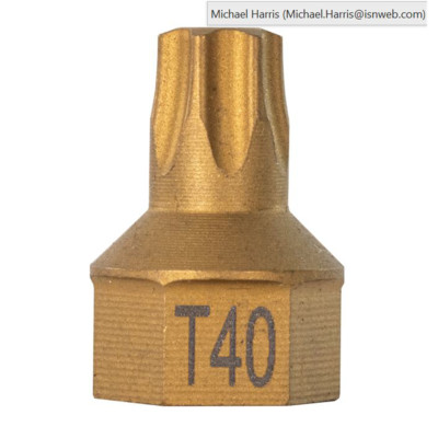 T40 Torx® Dual Drive Bit, 7/16" Drive | eBay