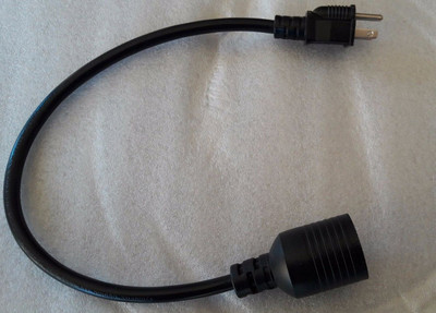 RV 110 V to 220 V Input Adapter cable NEMA L6-20R(female) to NEMA 5-15 ...