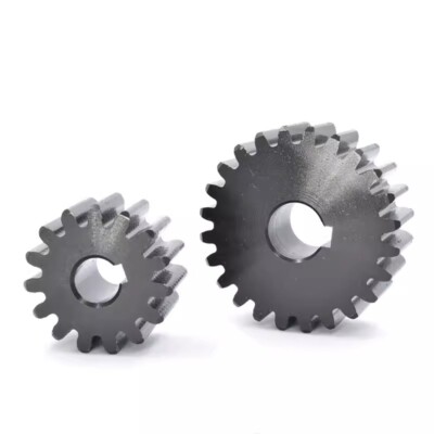 2 Module Spur Gear 12T~26T Bore 10mm~28mm 45# Steel Tooth Pitch 6.28mm ...